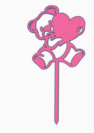 STL file topper oso 🍰 ・Model to download and 3D print・Cults
