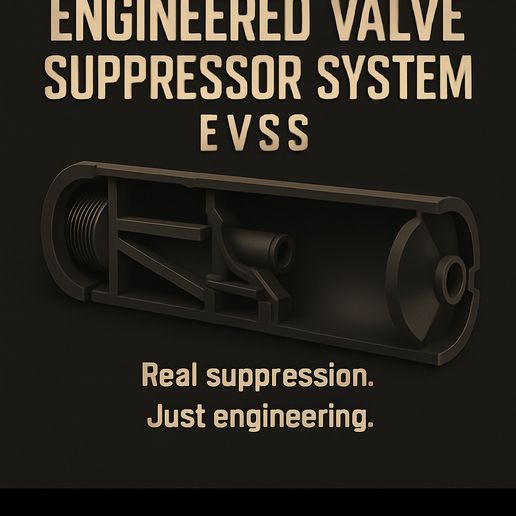 🔫 Engineered Valve Suppressor System (EVSS) ENG and PT-BR・ 3D File for ...