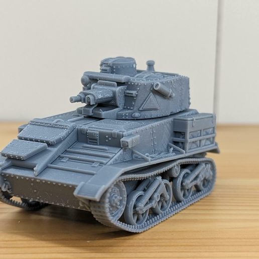 🪖 Vickers Light Tank Mk.VI (UK, WW2)・ 3D File for 3D printing・Cults