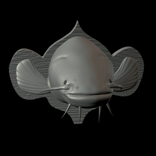 🏆 catfish detailed texture trophy taxidermy for 3d printing・Free STL ...