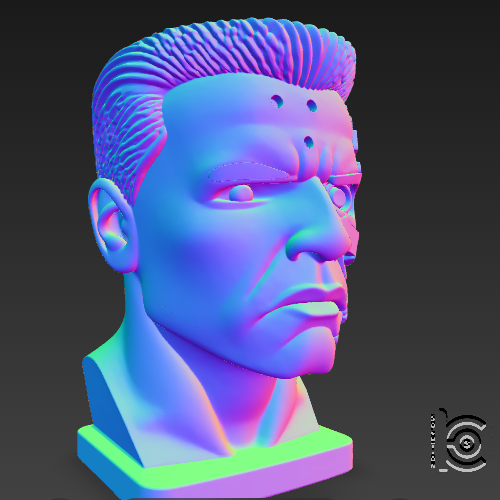 🎁 Cyborg Enforcer - 3D Model for Printing・ STL File for 3D printing・Cults