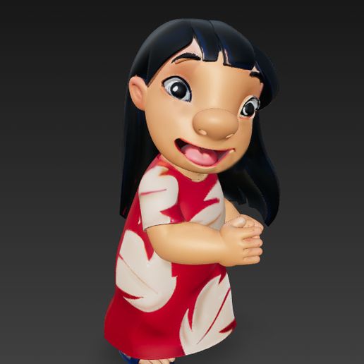 👾 Cute Lilo・ STL File for 3D printing・Cults