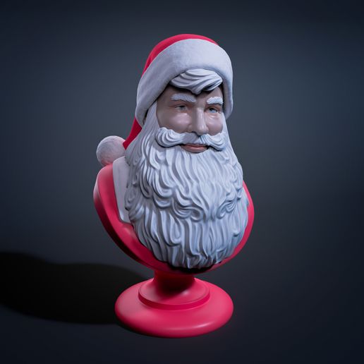 🎅 Santa・ STL File for 3D printing・Cults