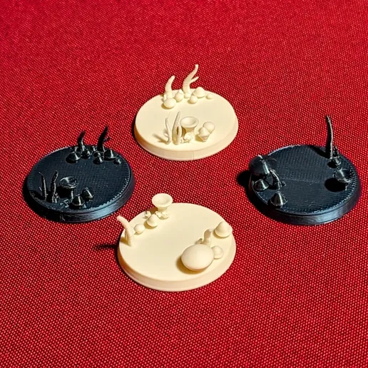 🍄 32mm Forest Swamp Bases for Minis・ STL File for 3D printing・Cults
