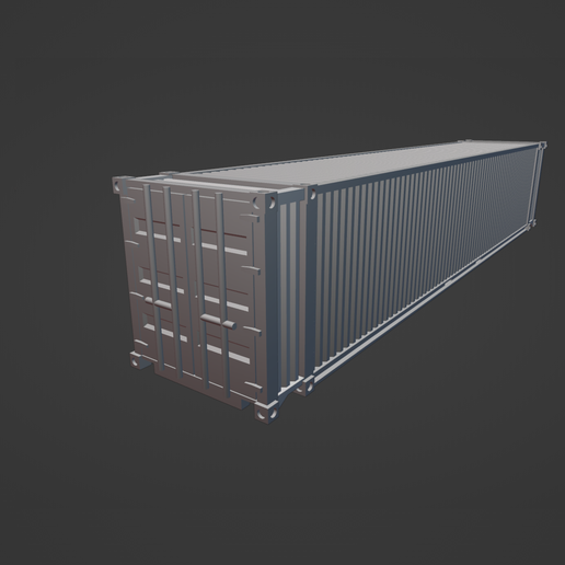 🎲 N Scale Extended Shipping Containers.・ STL File for ・Cults