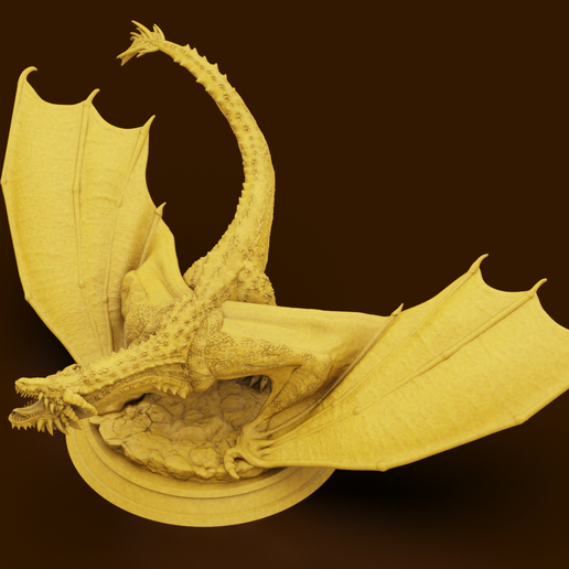 🏠 Vermithor - House of the dragons・ STL File for 3D printing・Cults