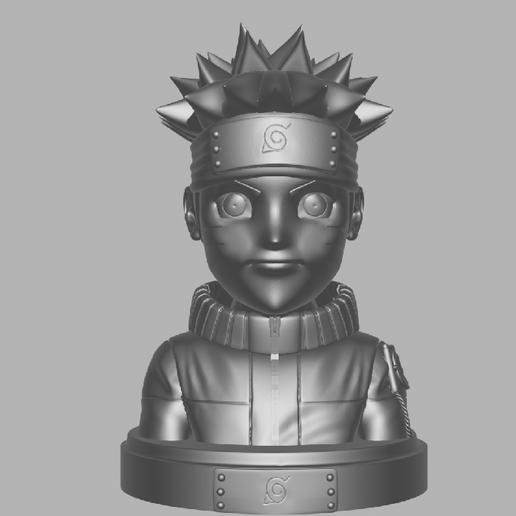 STL file Naruto Bust Buste 👤 ・Template to download and 3D print・Cults