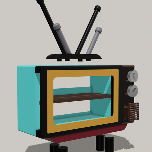 🕹️ Retro Tv Switch Display OG/Oled・ 3D File for 3D printing・Cults