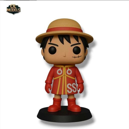 🏴‍☠️ Luffy Egghead Chibi Figura One Piece Modelo 3d・Archivo STL para ...