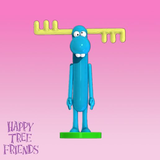 🌳 HAPPY TREE FRIENDS - LUMPY・ STL File for 3D printing・Cults