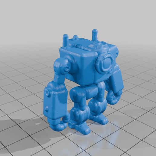 🤖 Robot / Headless Mech (32mm/54mm) (DND / TTRPG)・Free STL File for 3D ...