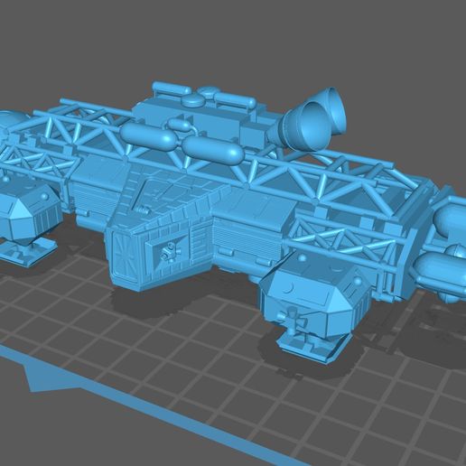 🛰 Space 1999 Booster Laboratory Pod Eagle Transporter Set・ 3D File for ...