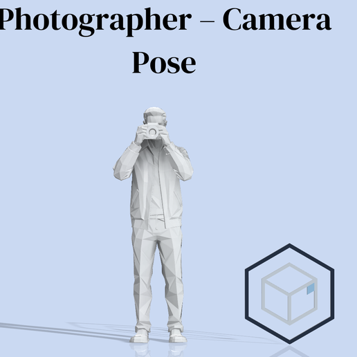 📷 Photographer – Camera Pose・Free STL File for 3D printing・Cults