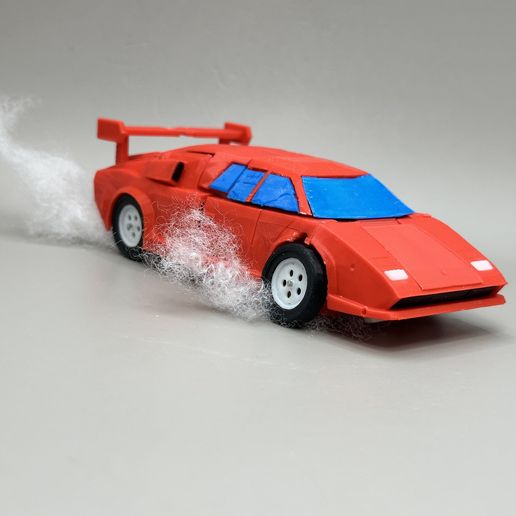 🚗 Transforming Swipe Car Robo・ 3D File for 3D printing・Cults