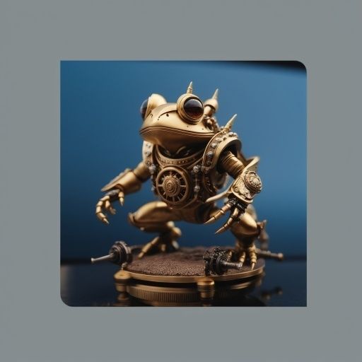 🐸 Steampunk Mecha Frog - Mechanical Amphibian Statue・ STL File for 3D ...