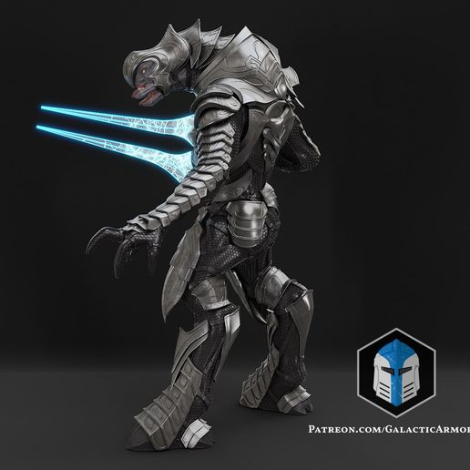 😇 Halo 2 Arbiter Figurine - Pose 1 - 3D Print Files・ 3D File for ・Cults