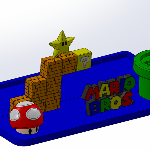 STL file Nintendo Switch stand with Super Mario Bros. design 🎁 (3MF)・3D ...