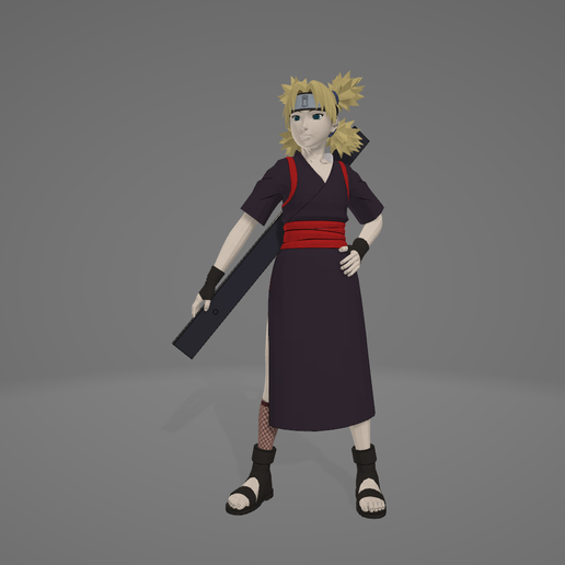 🎨 NARUTO SHIPPUDEN TEMARI・ STL File for 3D printing・Cults