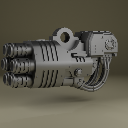 🎲 Unceasing Engine Guns・Free 3D File for 3D printing・Cults