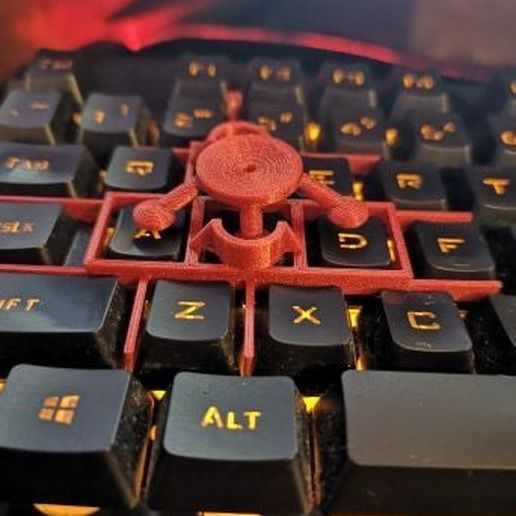 STL file WASD Joypad+Joystick for keyboards Gaming・3D printer model to download・Cults