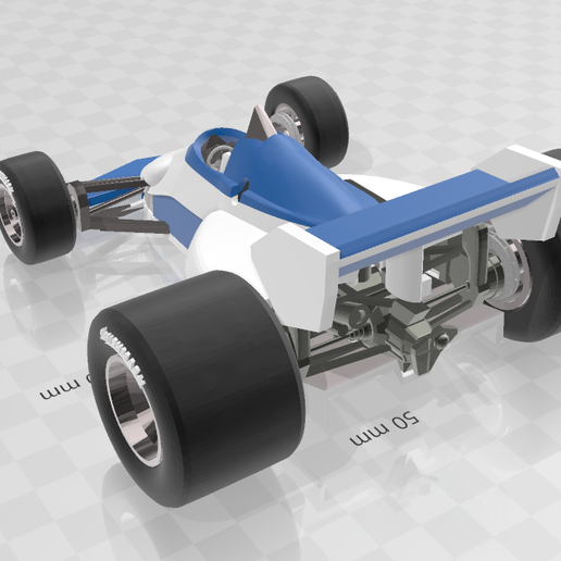 🚗 Brabham BT52 - Tooned Style・ 3D File for 3D printing・Cults