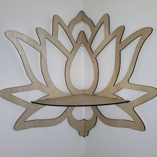 DXF file Corner shelf 🪞 ・3D printable design to download・Cults