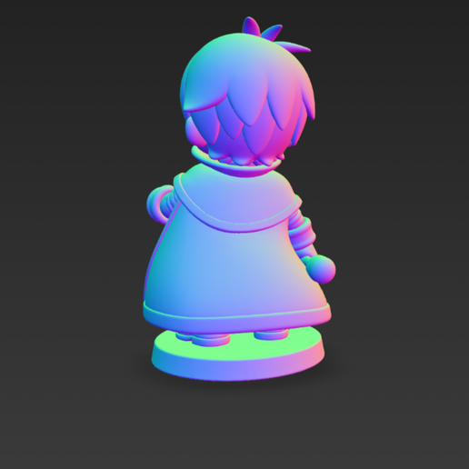 🧙 Mage Chibi Ragnarok Online・ STL File for 3D printing・Cults