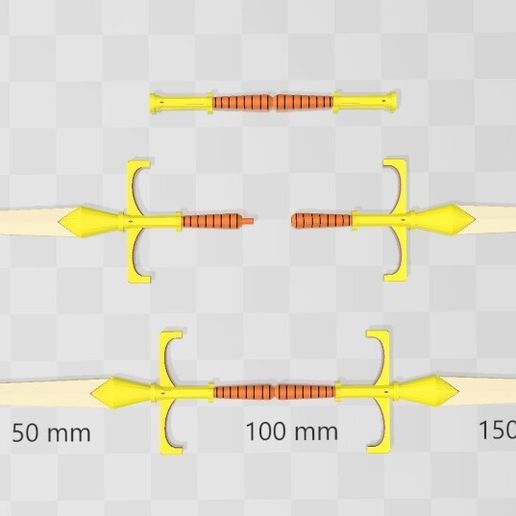 👾 Galtar Golden Lance scaled to 1/12・ STL File for 3D printing・Cults