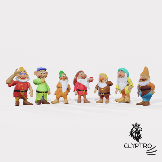 🎨 GRUMPY THE DWARF - fan art of Seven Dwarfs | MULTI-PARTS・ STL File ...