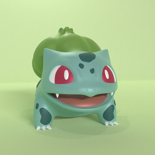 🐉 Bulbasaur POKEMON - READY TO PRINT・Free STL File for 3D printing・Cults