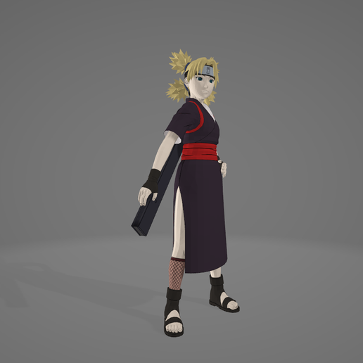 🎨 NARUTO SHIPPUDEN TEMARI・ STL File for 3D printing・Cults