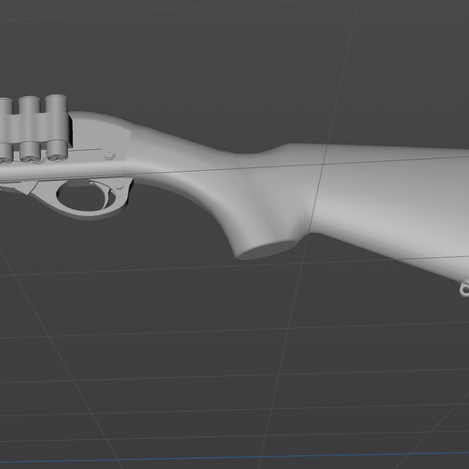 OBJ file American Remington M870 shotgun digital model 🗺️ ・3D print ...