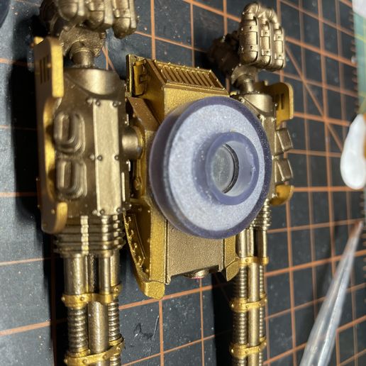 🪖 golden janitors grav tank turret magnetizing drill guide・Free STL ...
