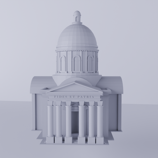 🏗️ Pantheon of Heroes Building・ STL File for 3D printing・Cults
