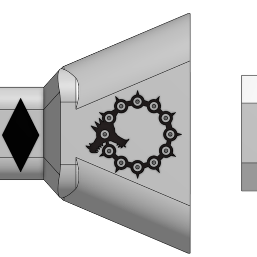 🗡️ The Seven Deadly Sins - Meliodas' Dagger・ STL File for 3D printing・Cults