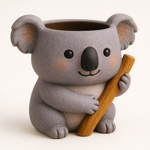 🐨 Koala Planter・ STL File for 3D printing・Cults