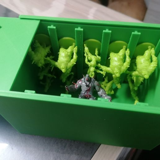 📦 zombicide V1 storage box with lid・Free 3MF File for 3D printing・Cults