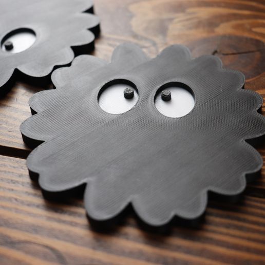 👹 Soot Sprite COASTER• Studio Ghibli DRINK ACCESSORY・Free STL File for ...