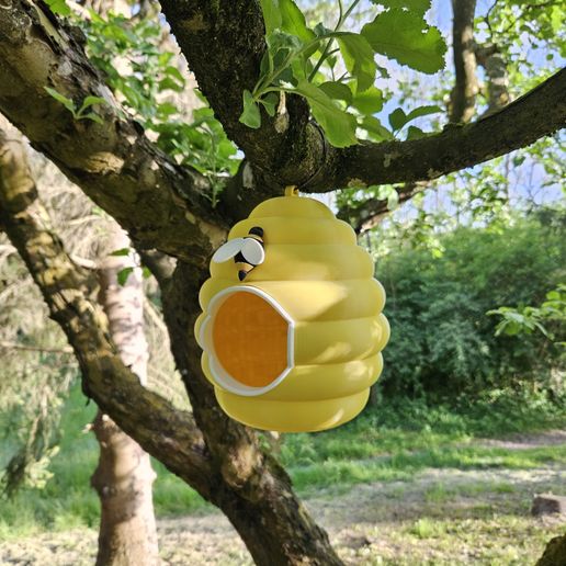 ⚽ Beehive birdhouse・ 3D File for 3D printing・Cults