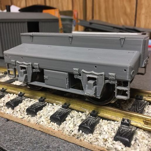 🚗 G Scale Early 15 ton Scale Test Car・ STL File for ・Cults