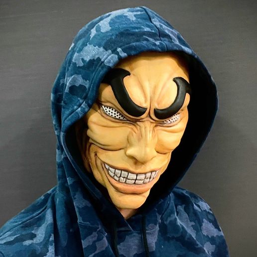 💇 Yujiro Hanma Head Mask (No Hair Ver) - Baki Anime - Netflix Series ...