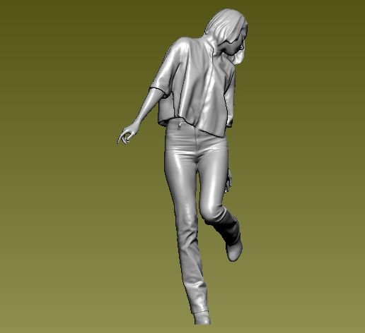 Stl File Active City Girl 3d Print 🏙️ ・3d Print Design To Download・cults