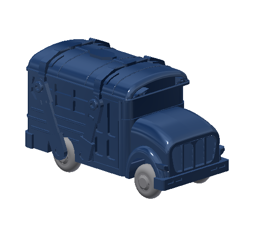 🚌 Combat Bus Roket League・ OBJ File for 3D printing・Cults