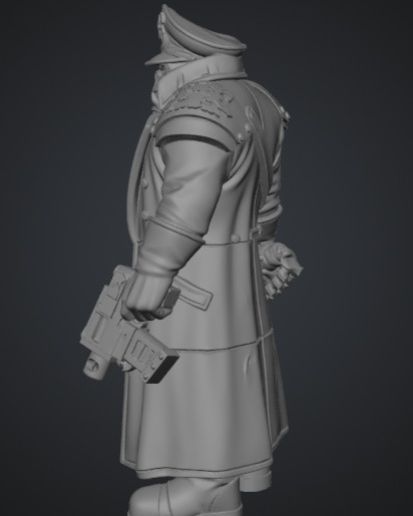 🎲 Commissar Ork・ STL File for 3D printing・Cults