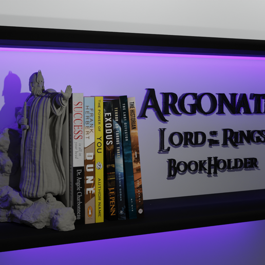 STL file Argonath Bookholder Lord of the Rings 📚 ・3D printer model to ...