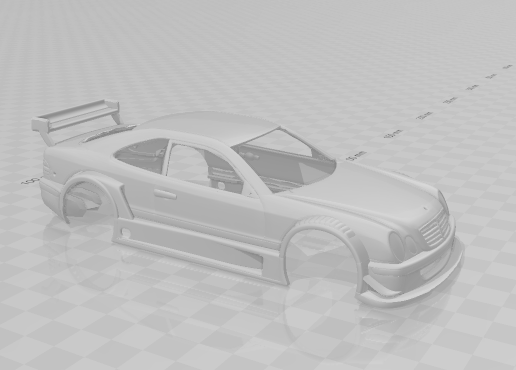 3D file mercedes clk dtm 🚗 ・3D printer model to download・Cults