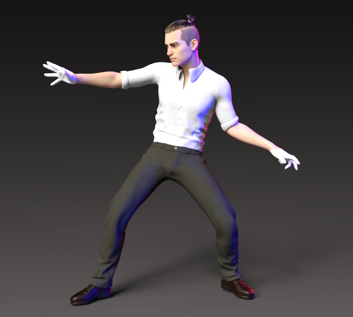 STL file magician showing magic tricks 4・Design to download and 3D ...