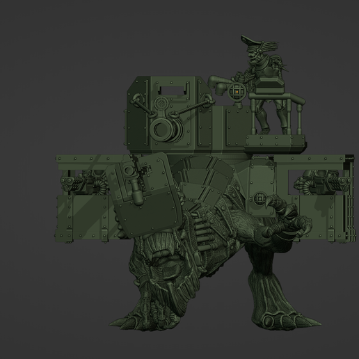 ⚔ Kroomander Krask and his Fabulous Gnaar Locks Ride・Free 3D File for ...