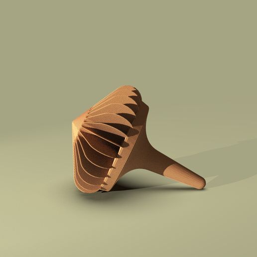 🔝 Apex Spire Spinner – Parametric Ribbed Spinning Top・ STL File for 3D ...
