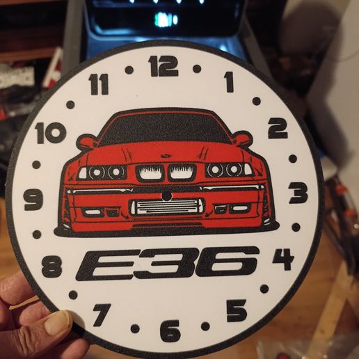 🕰️ e36 clock bmw・3D Print・Cults